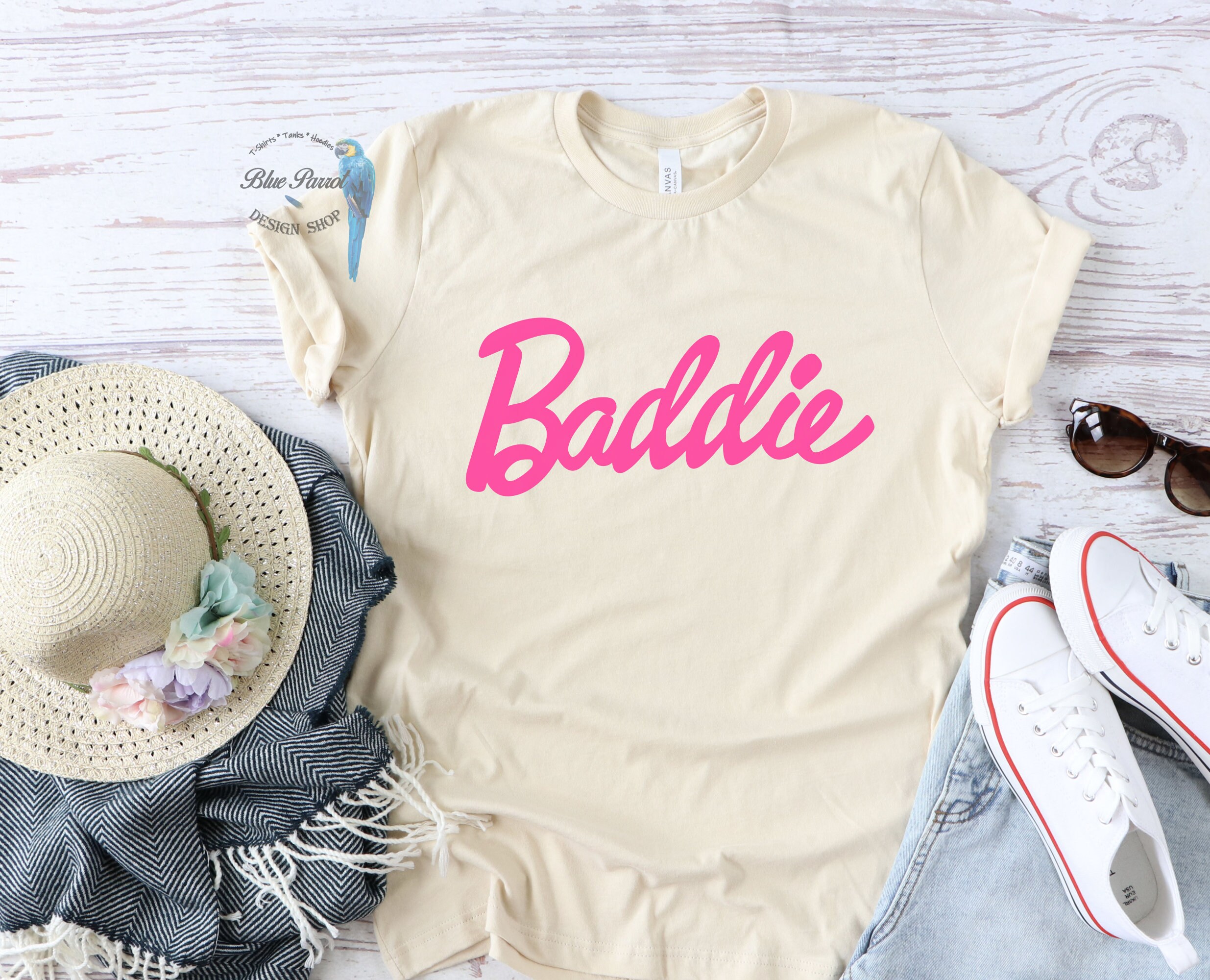 Baddie Tshirt, Bad Girl Shirt, Baddie Vs. Plastic Doll, Baddie Vs ...