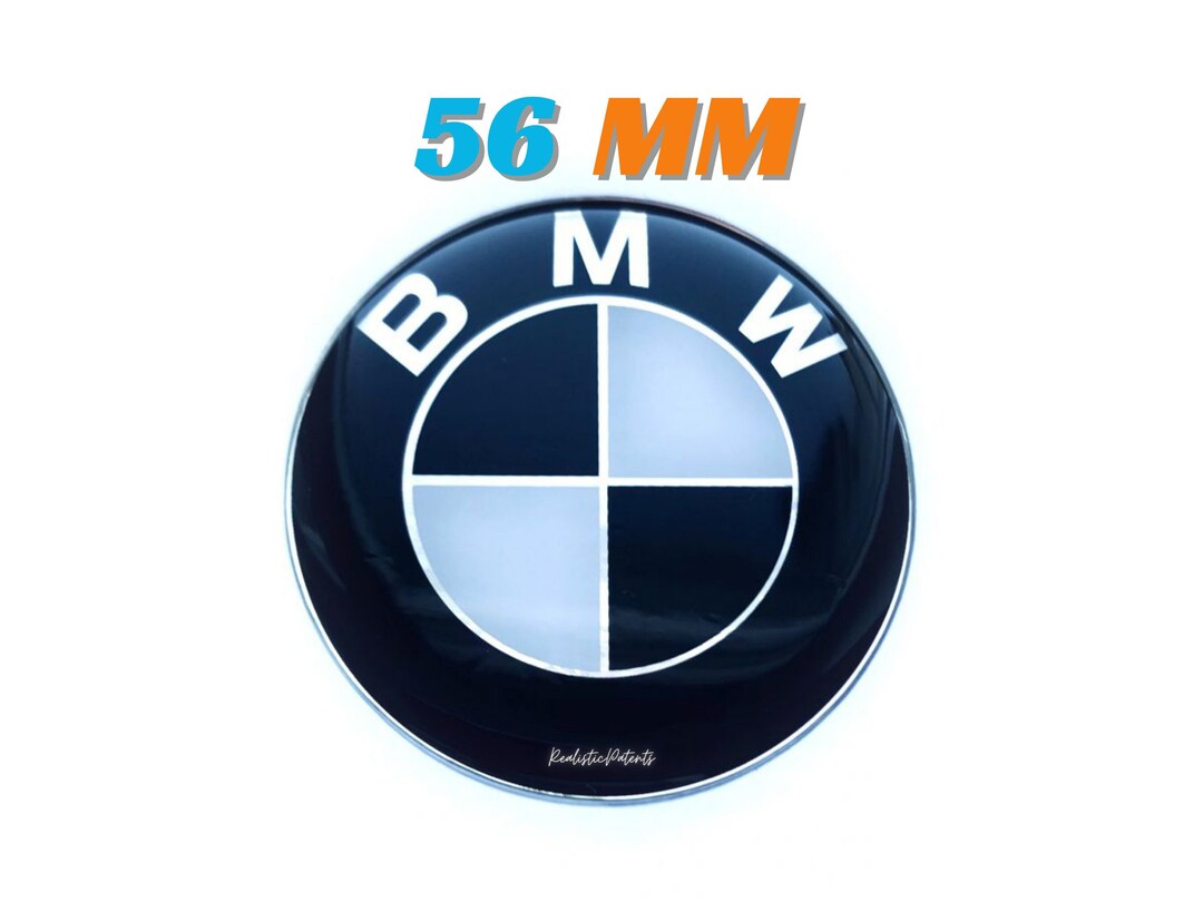 4 Pieces Wheel Center Hub Stickers 56mm for BMW Black Logo - Etsy