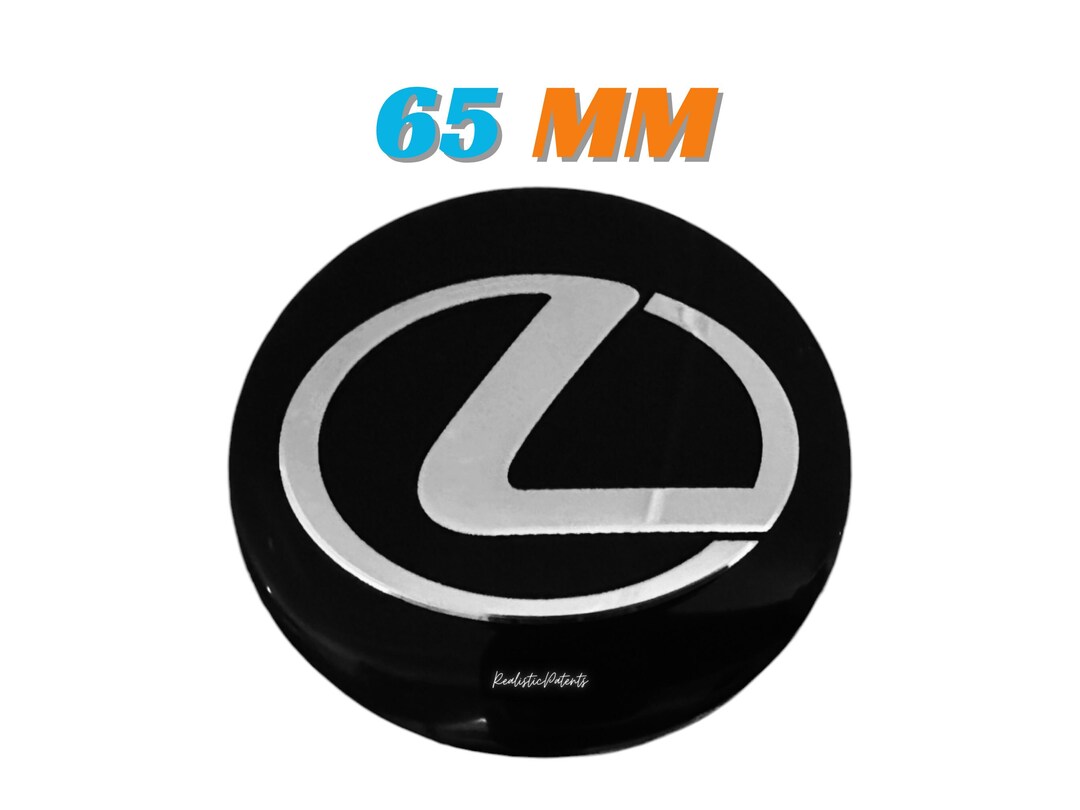 4 Pieces Wheel Center Hub Stickers 65mm for Lexus With Metal Emblems ...