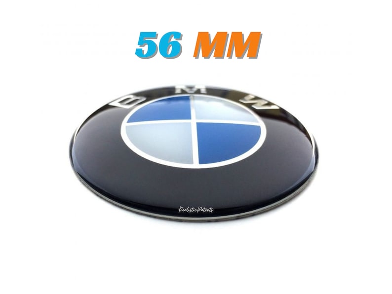 4 Pieces Wheel Center Hub Stickers 56mm for BMW With Metal Emblems ...