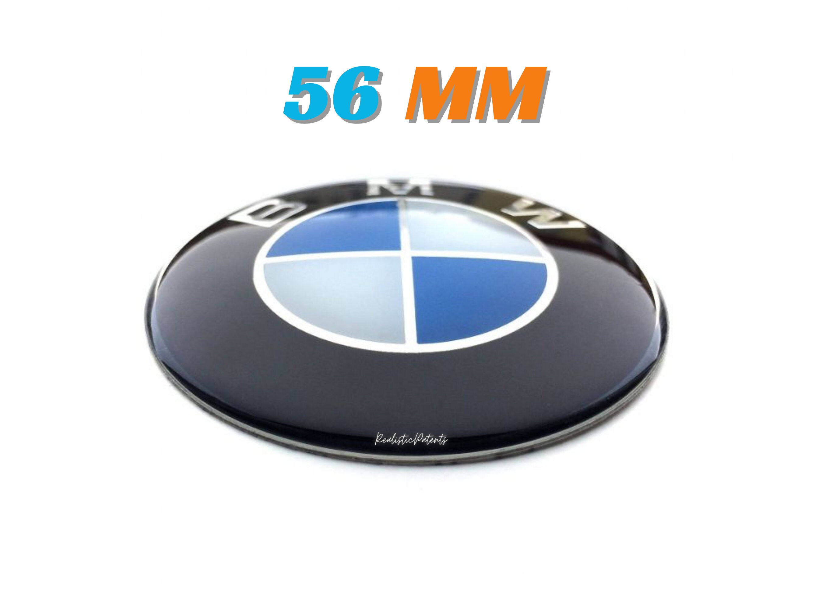 4 Pieces Wheel Center Hub Stickers 56mm for BMW With Metal Emblems ...