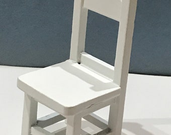 Shabby Chic Miniature Wooden Chair for Your Dollhouse - Etsy