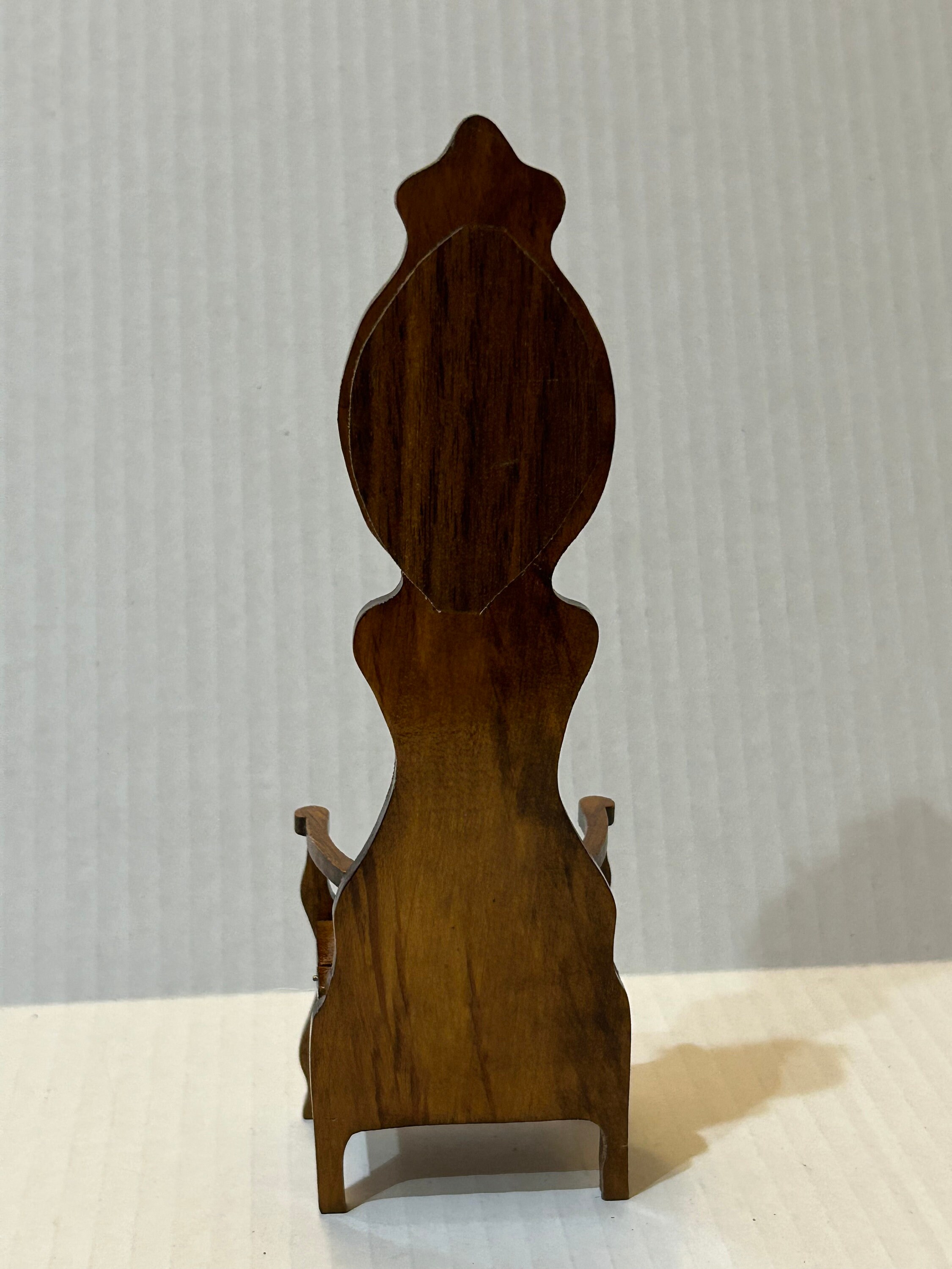 Dollhouse Miniature Entryway Chair Coat Hanger With Storage Hall Tree ...