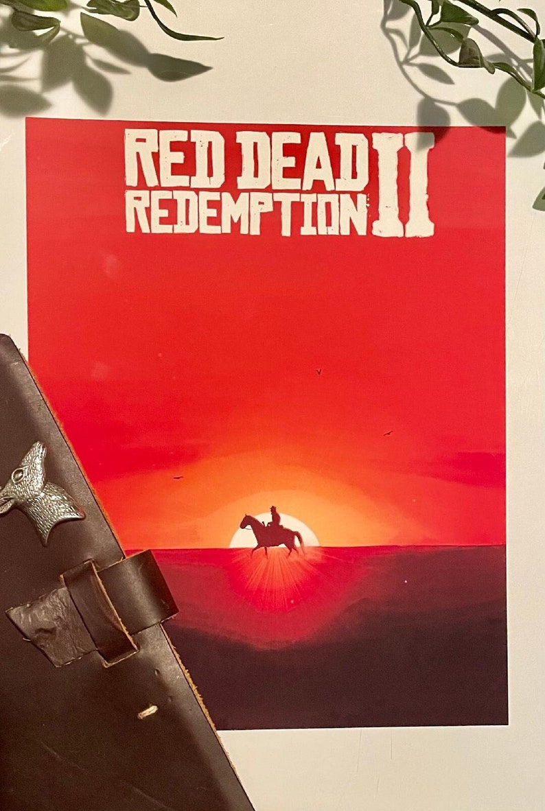Red Dead Redemption 2 RDR2 Arthur Morgan Art Print 10in X 8in - Etsy