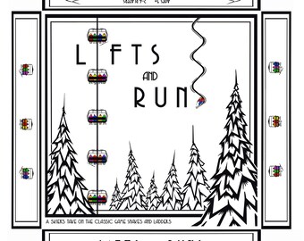Lifts & Runs WHISTLER BLACKCOMB EDITION Board Game Snakes and Ladders ...