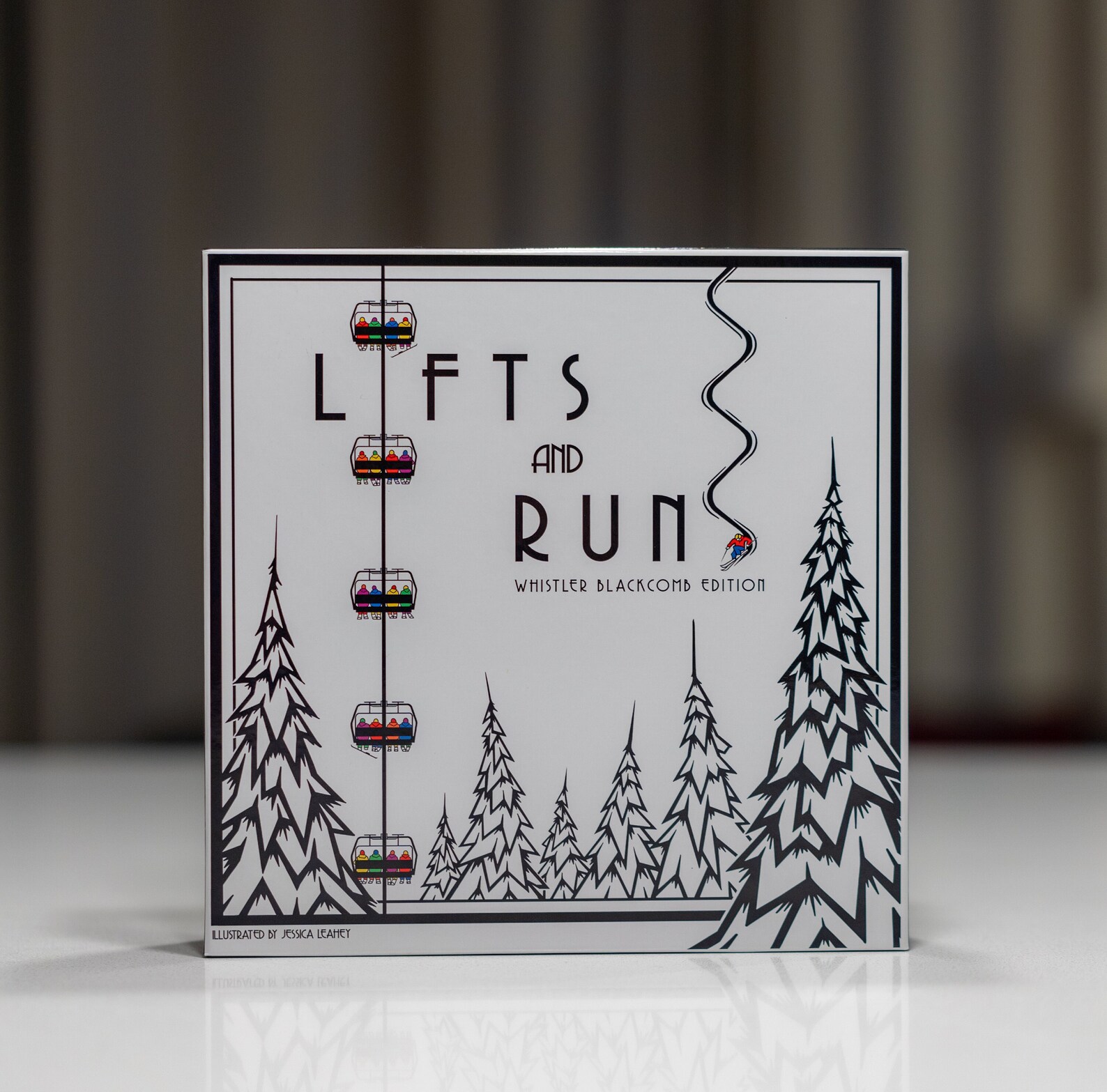 Lifts & Runs WHISTLER BLACKCOMB EDITION Board Game Snakes and Ladders ...