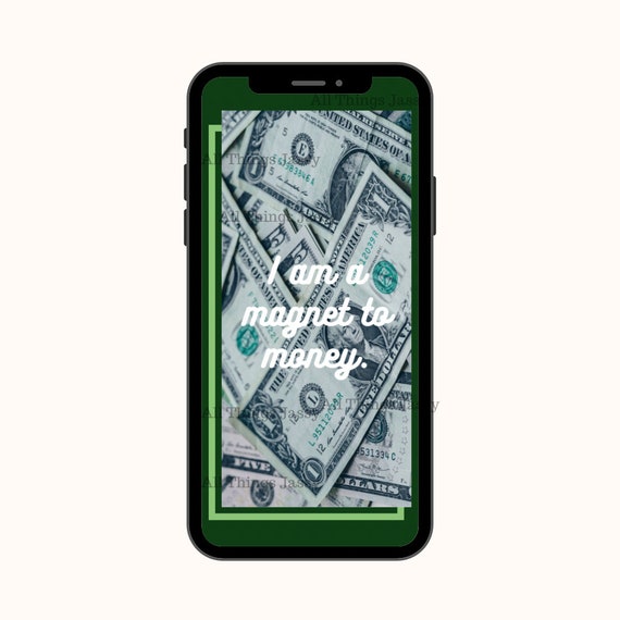 Money Magnet Phone Wallpaper - Etsy