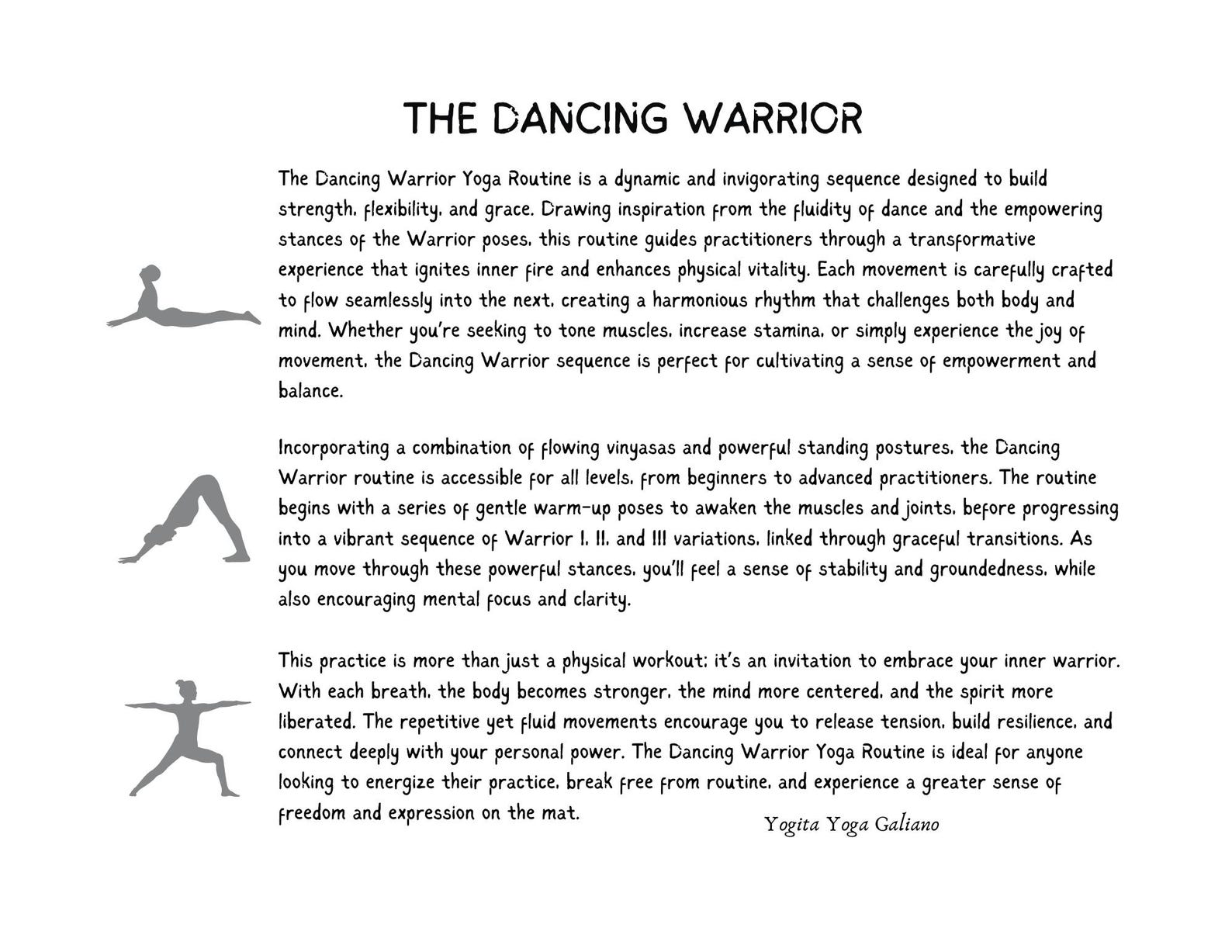 Unleash Your Inner Warrior: the Dancing Warrior Yoga Routine ...