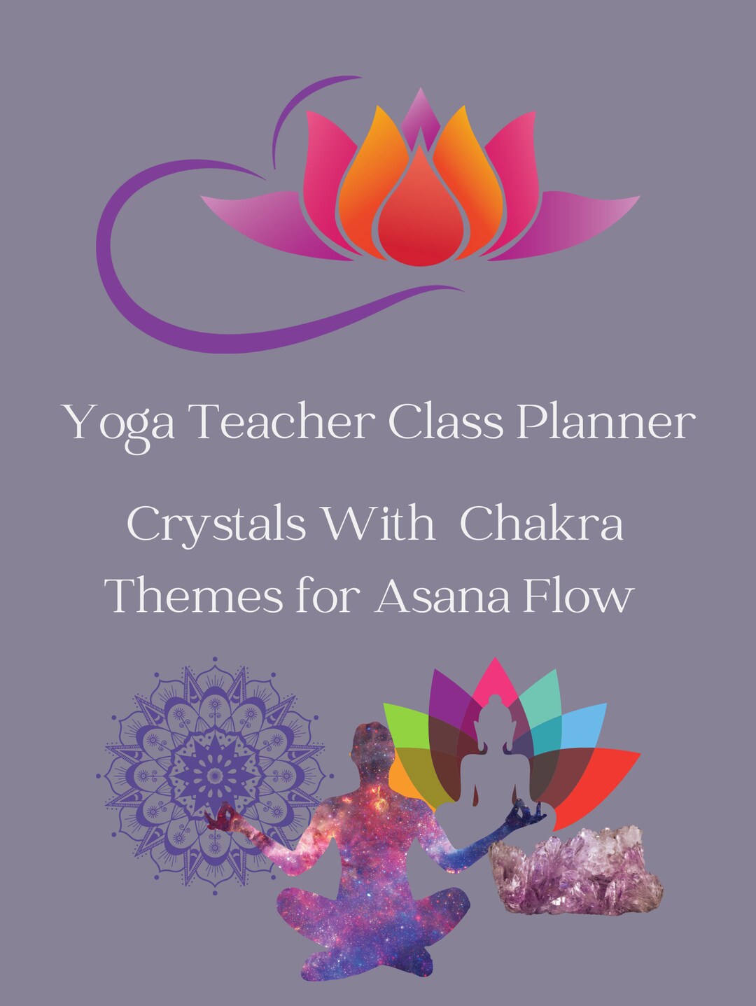 Chakra Healing | YOGA CLASS PLANNER | Crystals and Chakras Theme Bundle ...