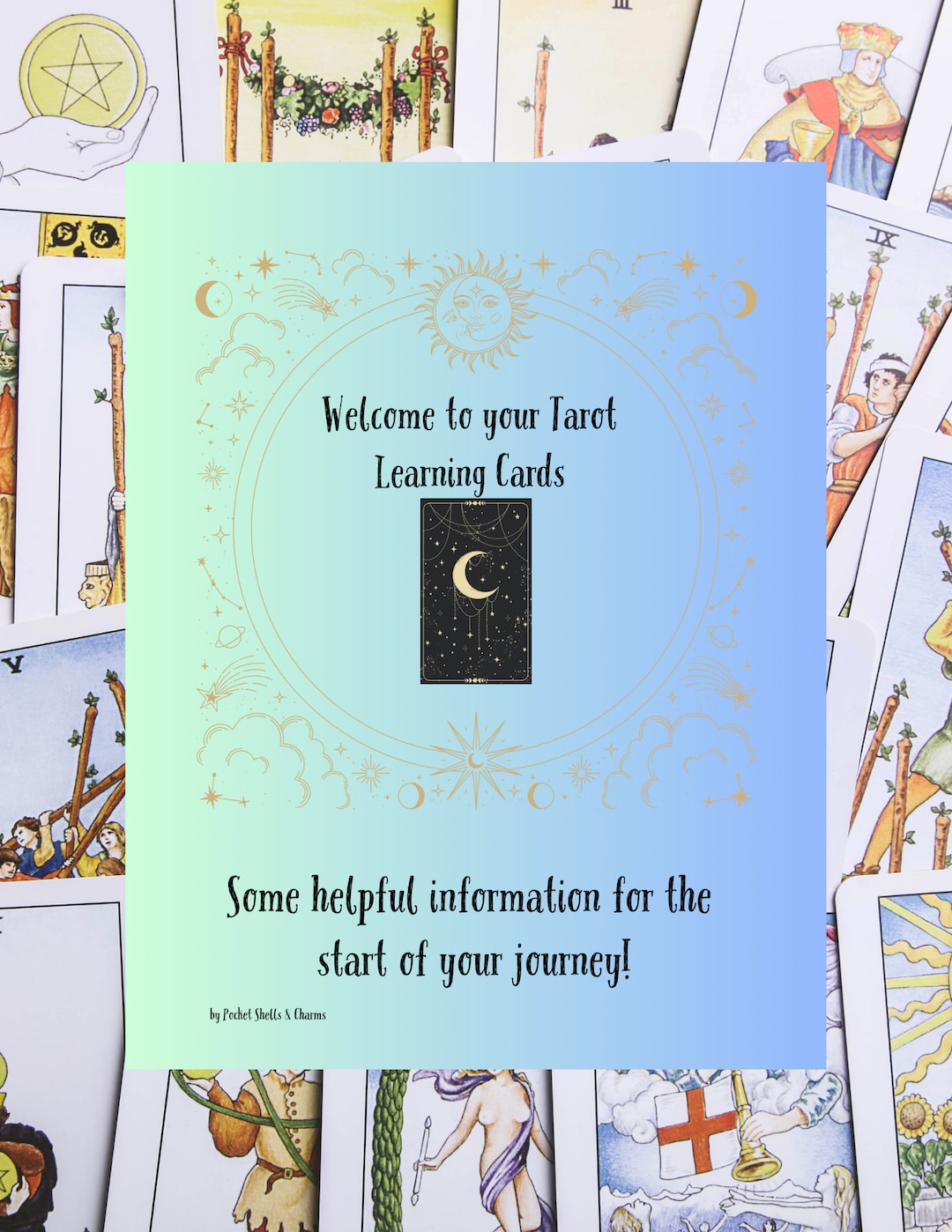 TAROT Learning Card Set | Instant Download | Notes Space on Each Card ...