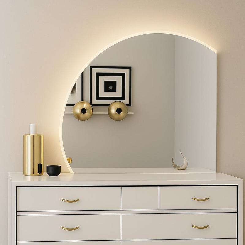 Art Deco Adjustable Mirror - Etsy UK