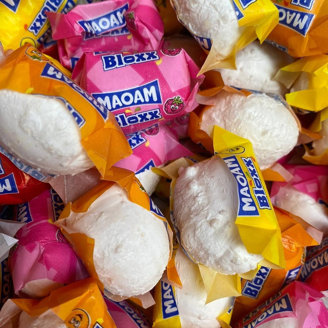 UK Freeze Dried Maoam Bloxx Gluten & Dairy Free Crunchy, Airy and ...