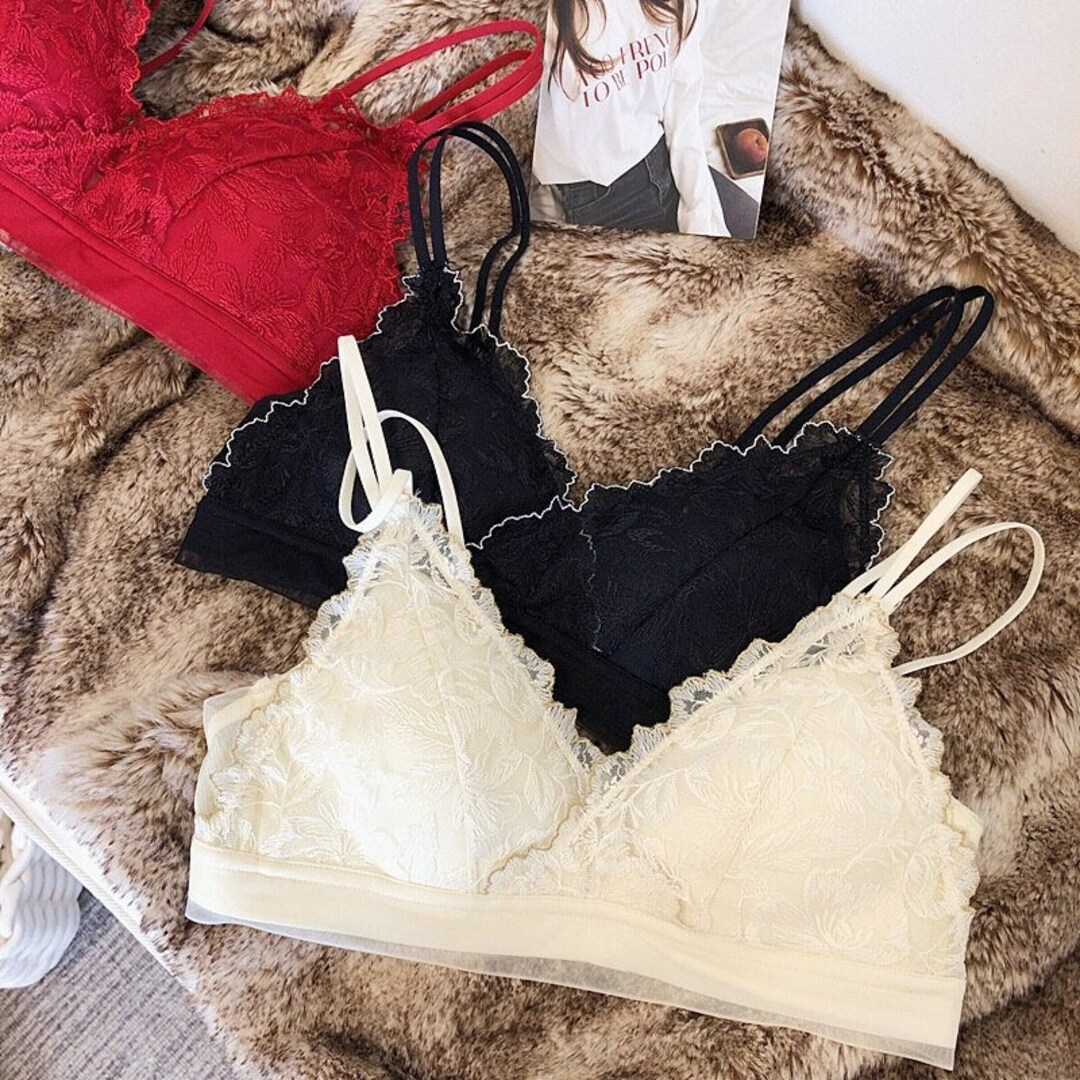 Soft Seamless Bra and Panty Sexy Push up Bralette Set Lace - Etsy