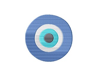 Evil Eye Embroidery Design File - Etsy