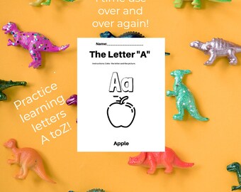Printable PDF for Pre-k and Kindergarten Students to Learn - Etsy