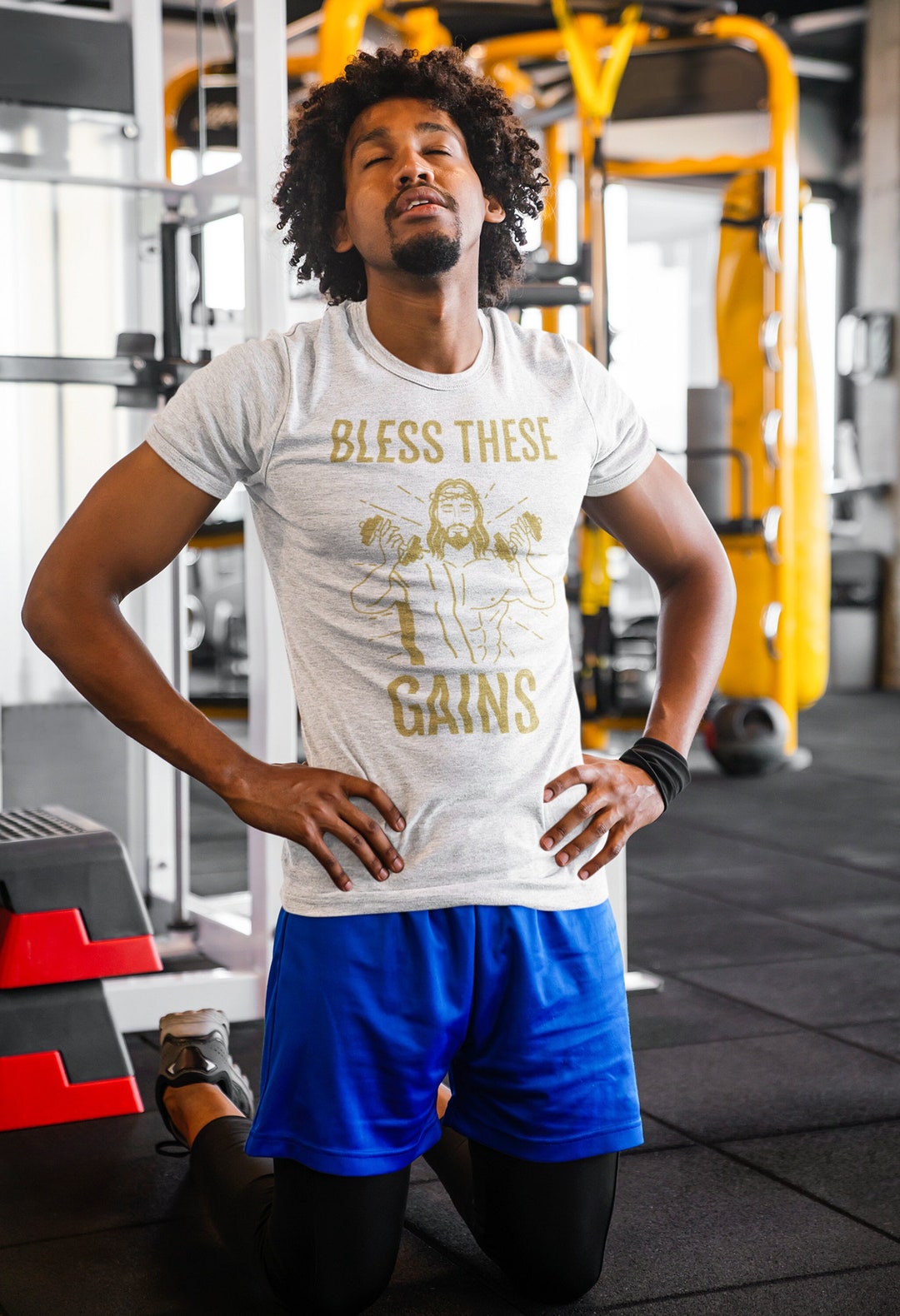 Bless These Gains - Jesus - Short-sleeve T-shirt - Etsy