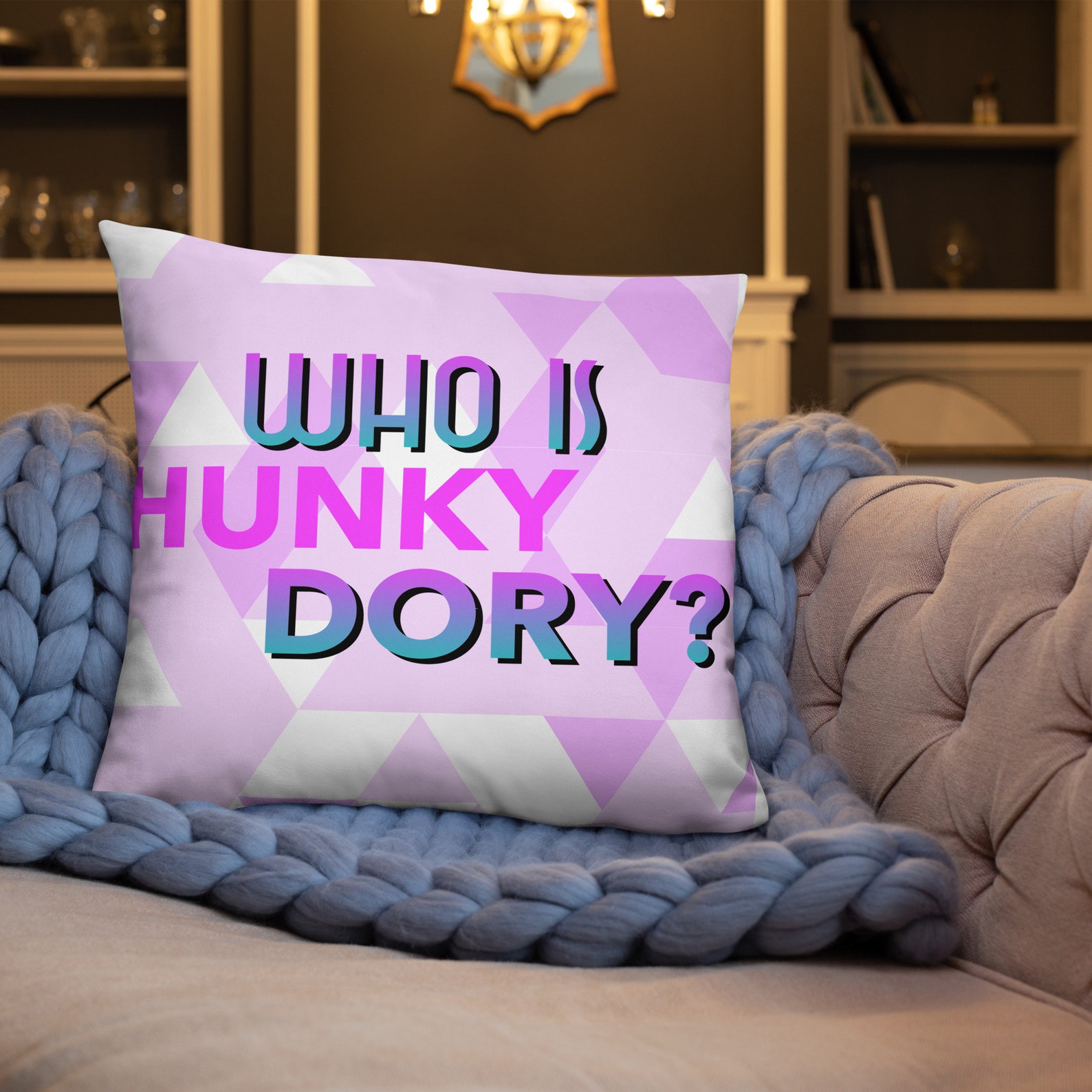 Who is Hunky Dory? Kathy Hilton Throw Pillow/ Real Housewives of ...