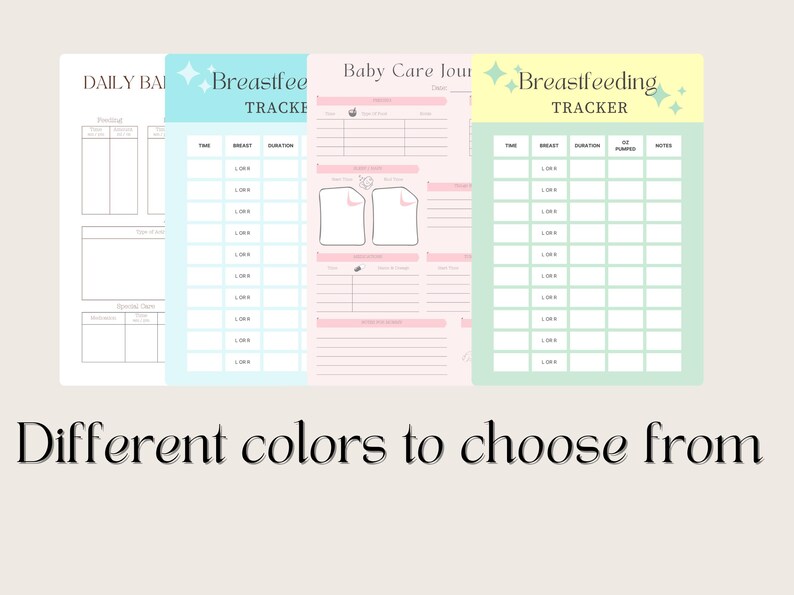 Baby Care Daily Log Printable, Baby Report Log, Infant Daily Log ...