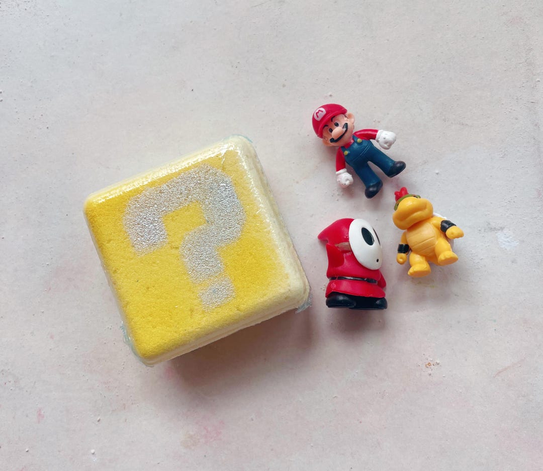 Super Mystery Cube Bath Bomb - With Hidden Figurine - Etsy