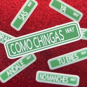 Como Chingas Way Sticker - Etsy