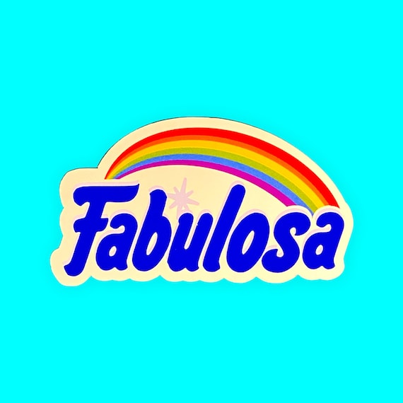 Fabulosa Sticker | Etsy