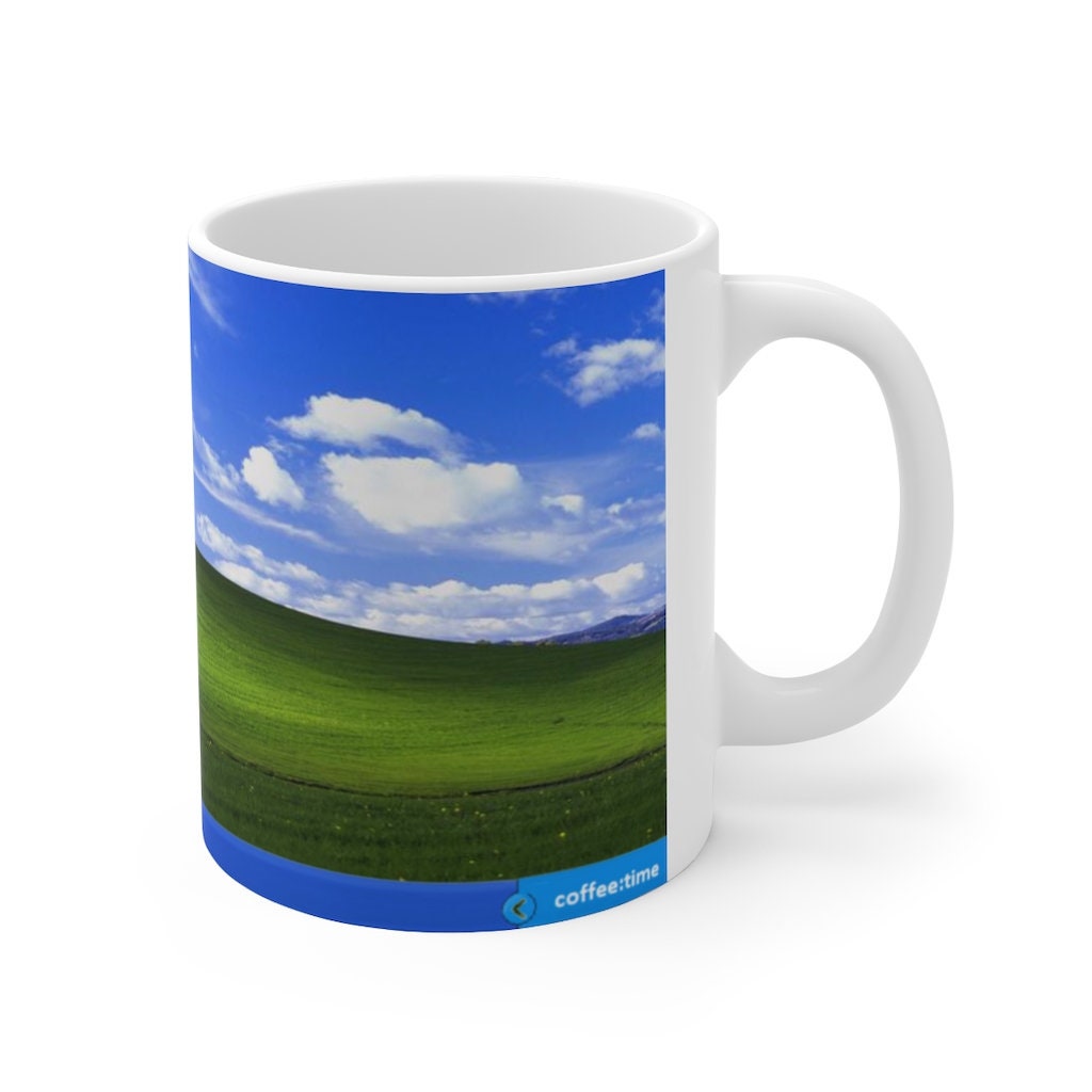 Windows XP Mug 11oz | Windows XP Background Mug | Windows XP Funny Mug ...