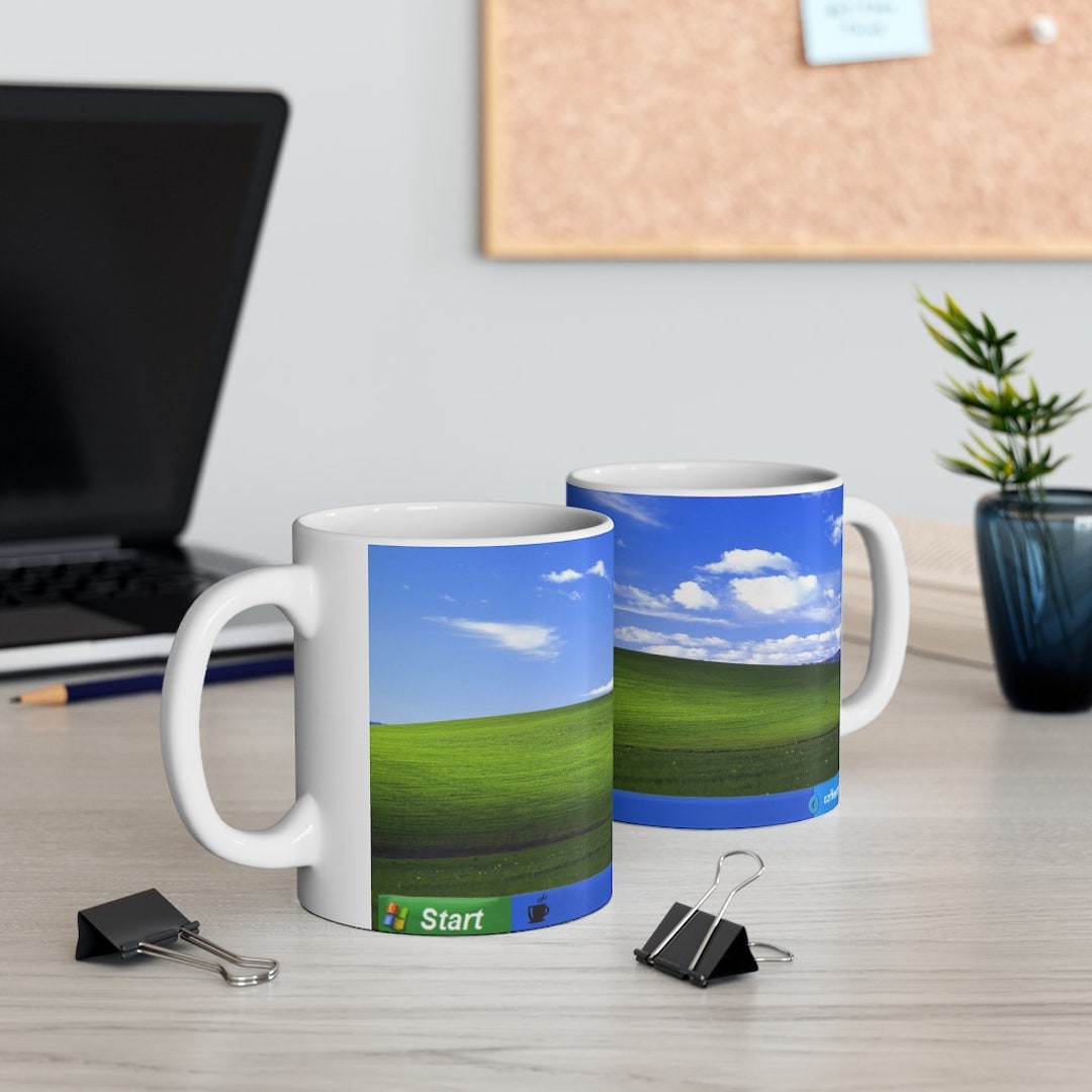 Windows XP Mug 11oz | Windows XP Background Mug | Windows XP Funny Mug ...
