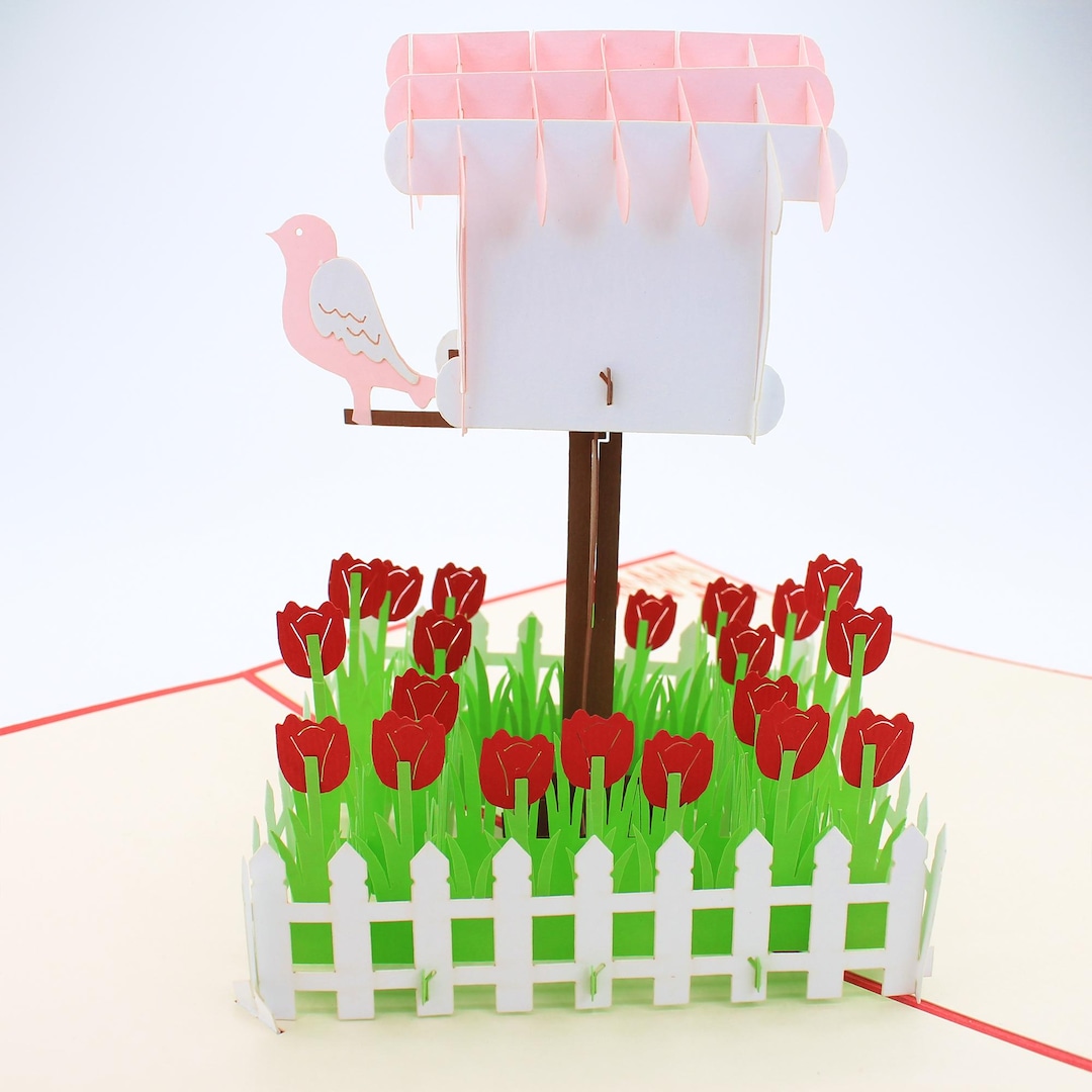 Mailbox Garden Pop up Card, Birthday Gift, Gifts for Her, Funny Cards ...