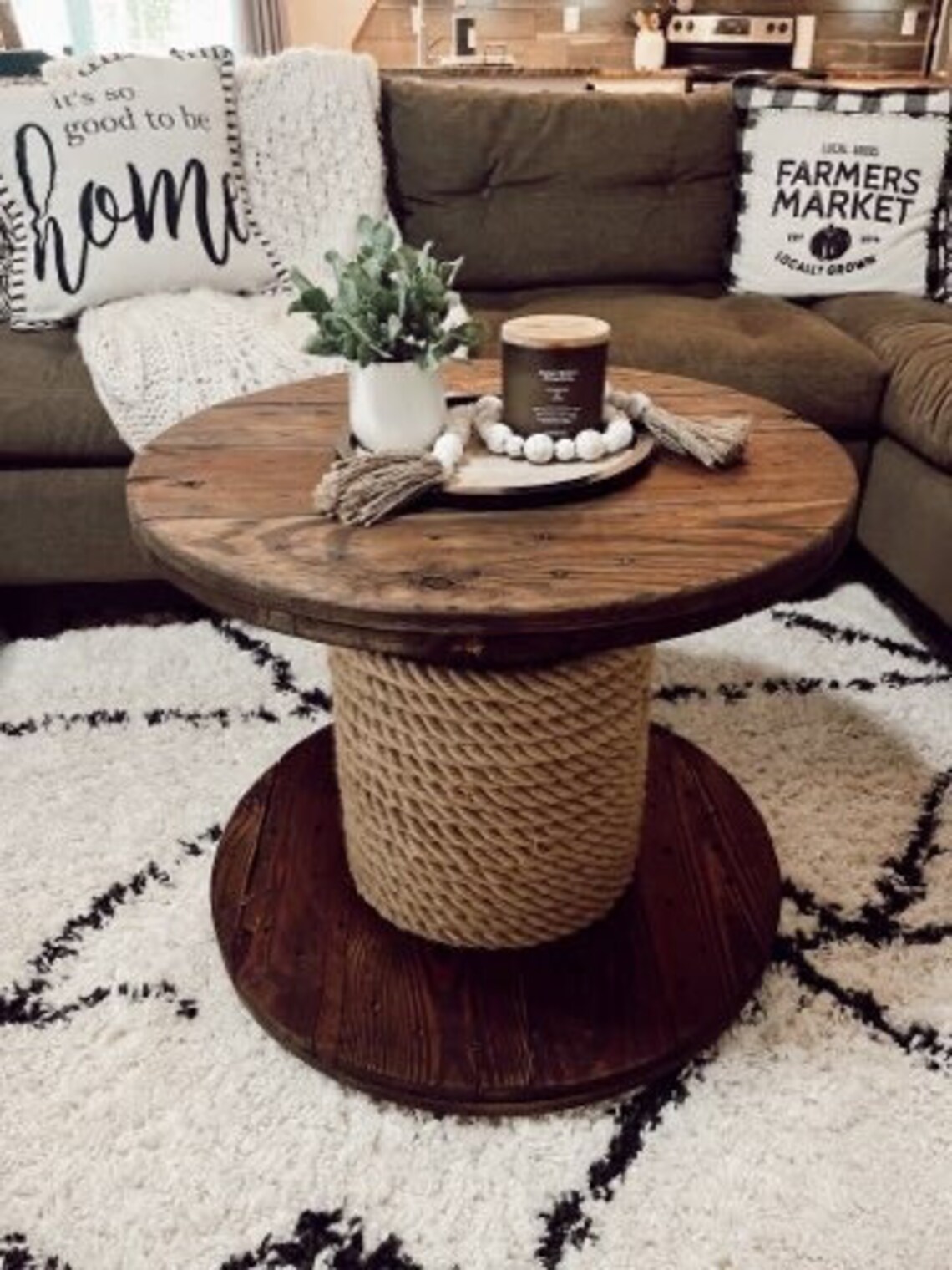Wire Spool Table // Free Shipping - Etsy