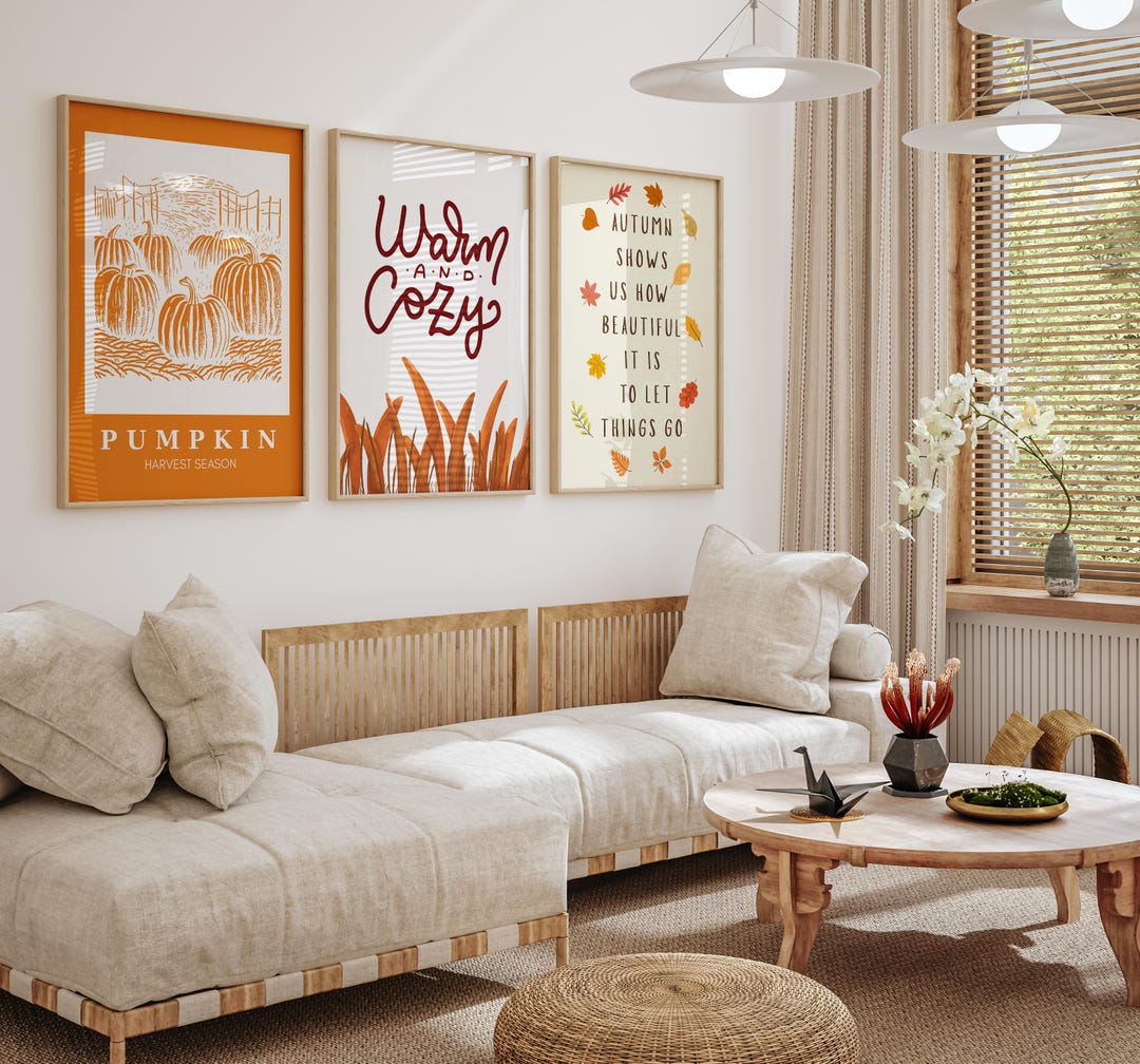 Autumn Prints Set of 3 (digital Download) - Etsy