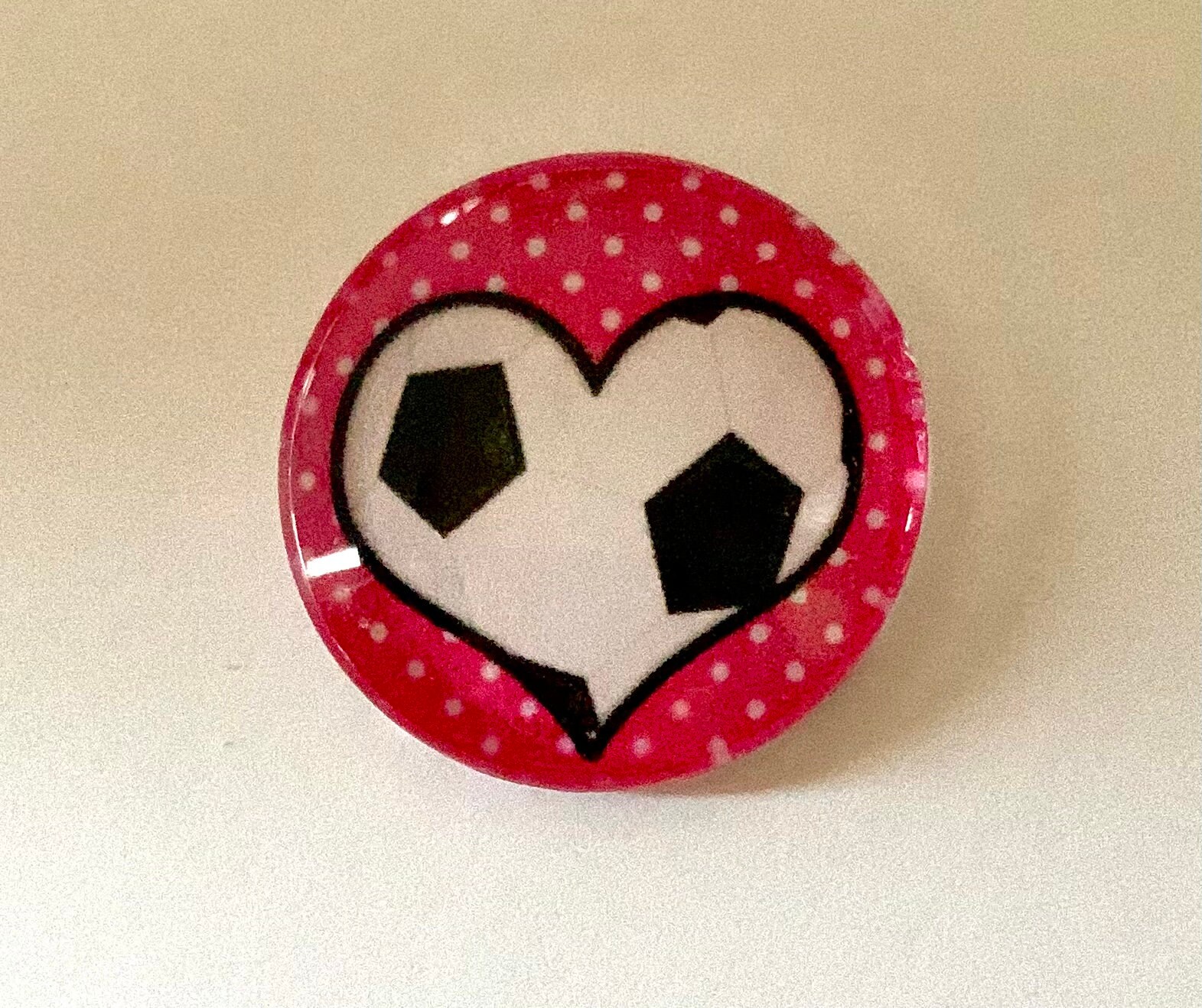 Sports Themed Round Glass Tile Magnets Set of 5 - Etsy