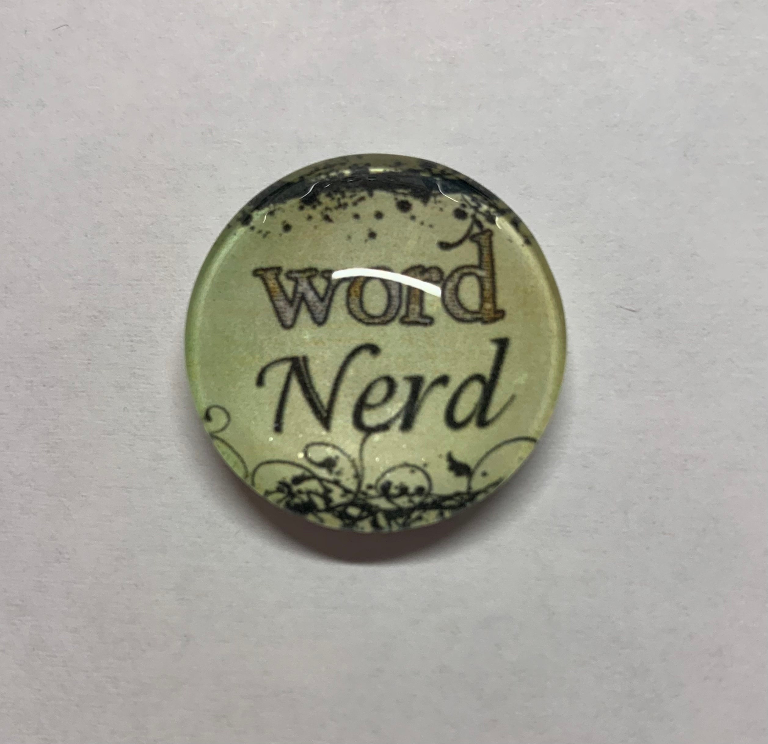 Book Themed Round Glass Tile Magnets Set of 5 - Etsy