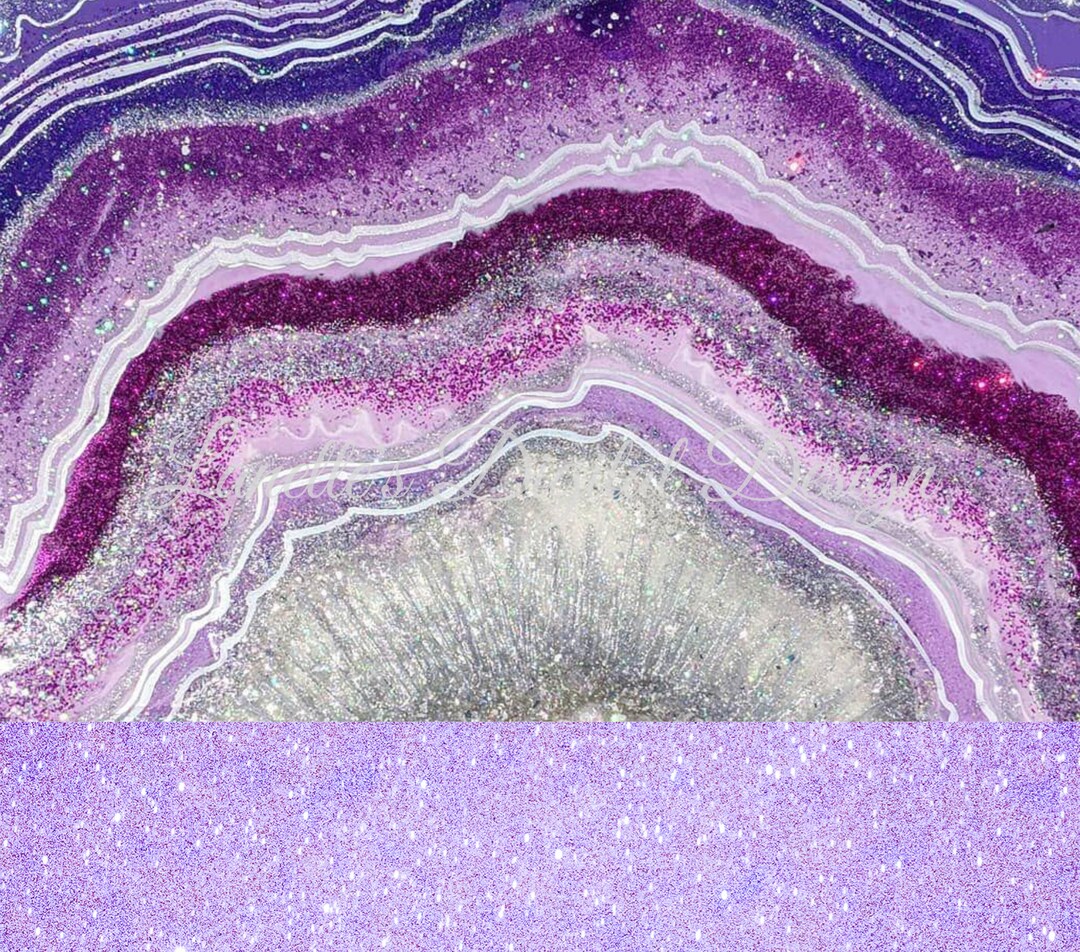 Purple Geode Crystalized Rock, 20oz Skinny Tumbler Wrap, Instant ...