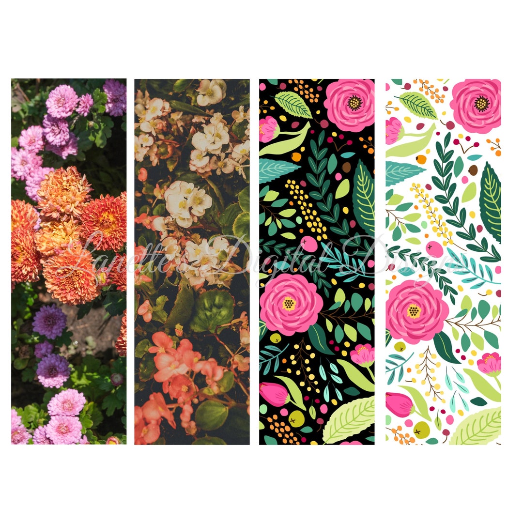 Flower Pen Wraps, Instant Download, Digital File, PNG - Etsy