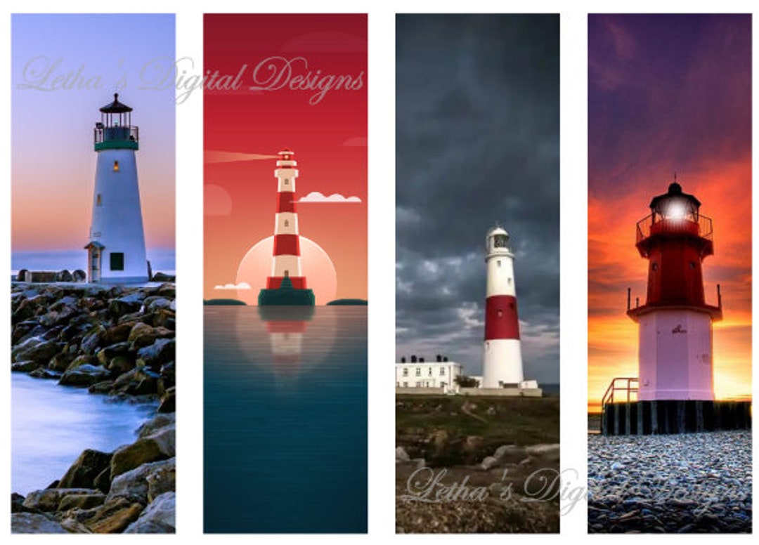 Sunset Coast Lighthouse Pen Wraps, Instant Download, Digital File, PNG ...