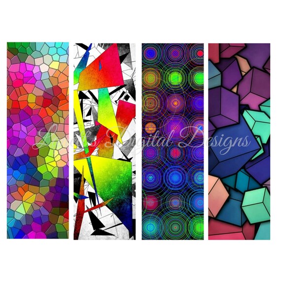 Colorful Abstract Pen Wraps Instant Download Digital File | Etsy