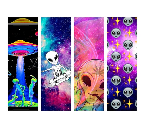Trippy Psychedelic Alien Pen Wraps Instant Digital Download | Etsy