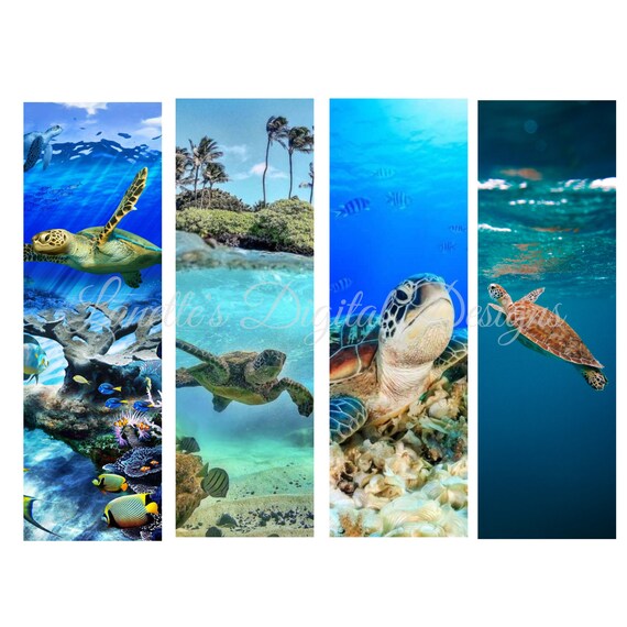 Sea Turtles Pen Wraps Instant Download PNG Digital File - Etsy