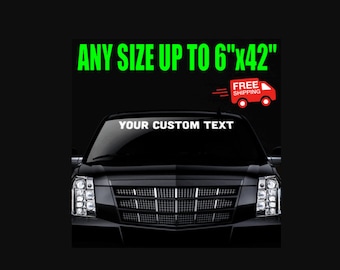 Windshield Truck Decal - Etsy