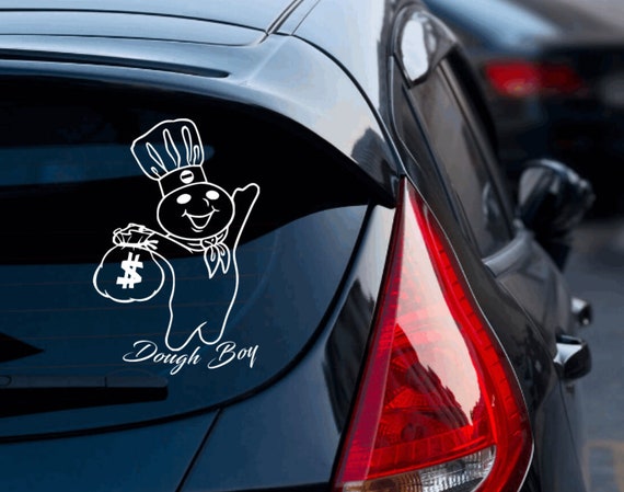 Dough Boy Vinyl Decal Funny Car and Truck Vinyl Decal - Etsy