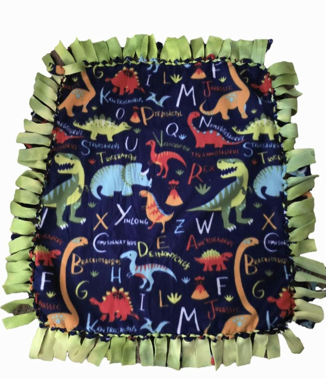 Handmade Tie Blanket, Fleece Blanket, Double Layer Fleece, Hand Tied ...
