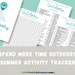 Spend More Time Outside Tracker | Outdoor Time Habit Tracker | Outdoor ...