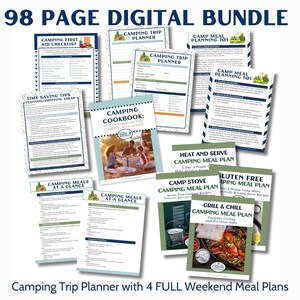 Stress Free Camping Bundle: Camping Meal and Trip Planner | Complete ...