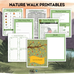 Children's Nature Journal & Outdoor Activity Book | Digital Download ...