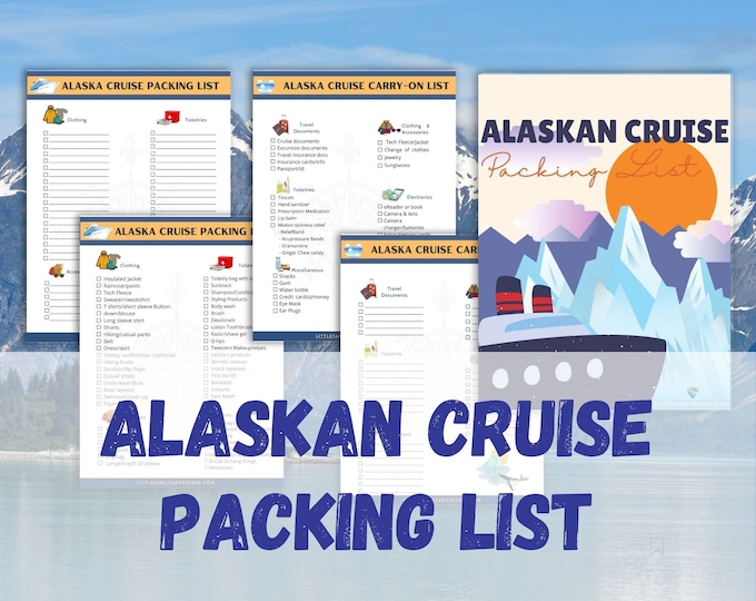 Alaska Cruise Packing List | Printable Travel Planner | Cruise ...
