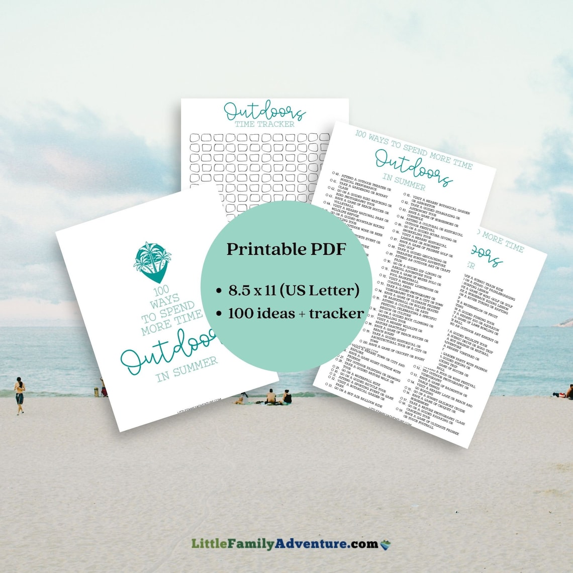 Spend More Time Outside Tracker | Outdoor Time Habit Tracker | Outdoor ...