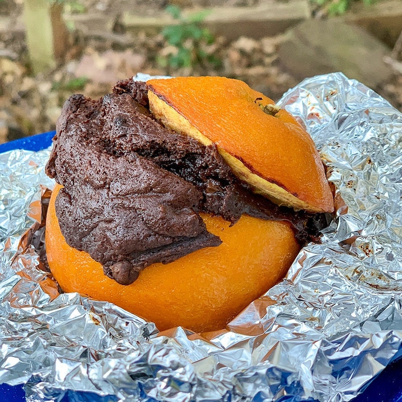Campfire Orange Chocolate Cake Recipe | Printable Camping Recipe - Etsy
