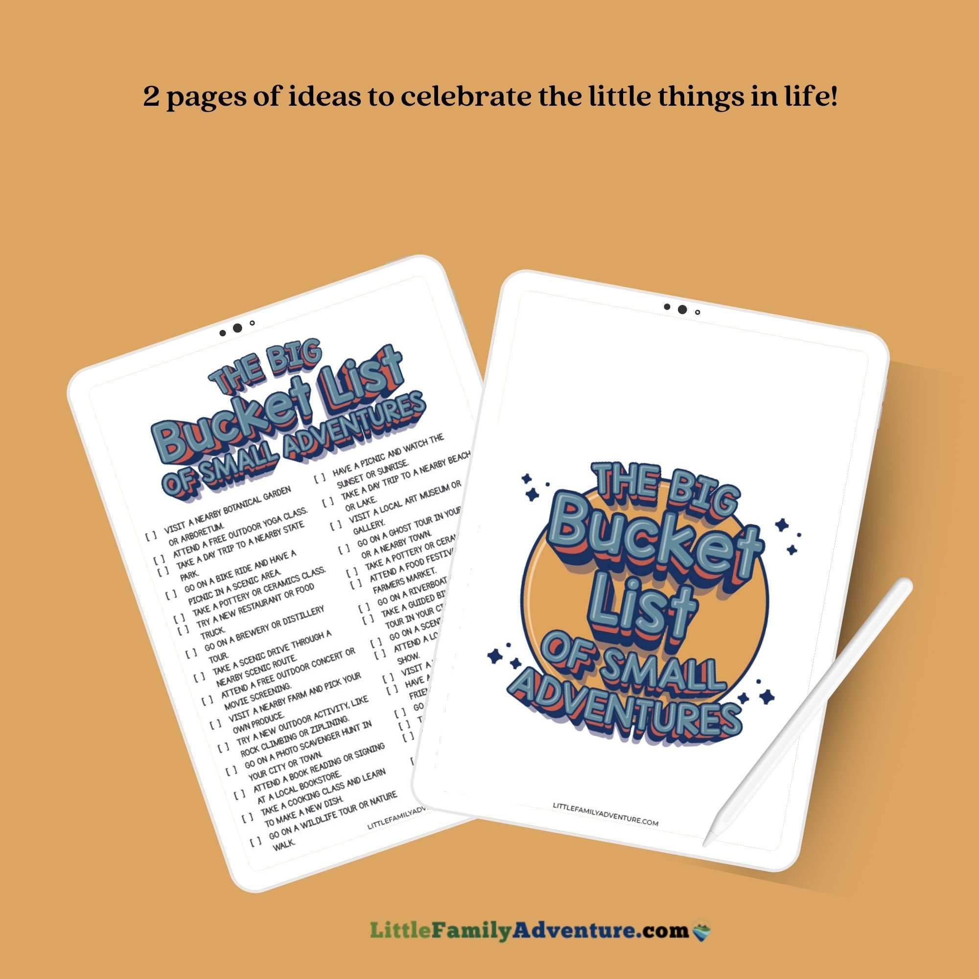 Big Bucket List of Small Adventures | Experience Checklist for Families ...