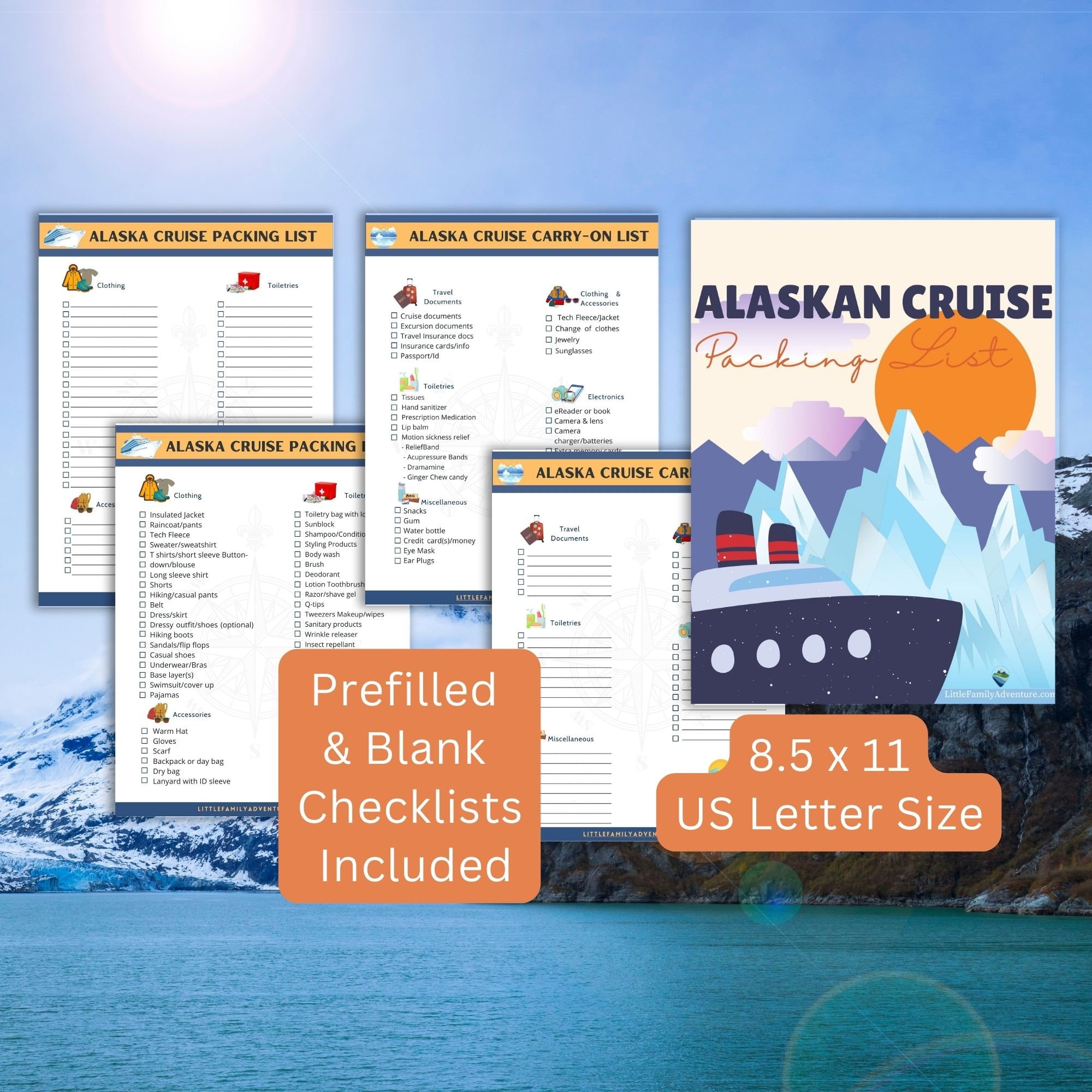 Alaska Cruise Packing List | Printable Travel Planner | Cruise ...