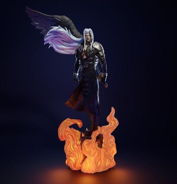 7 FF7 Digital STL 3D Print - Etsy